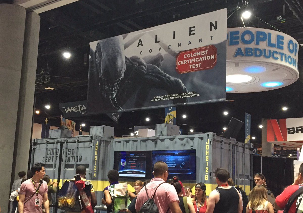 SDCC 2017: Alien Covenant is Looking for Certified Colonists on the ...